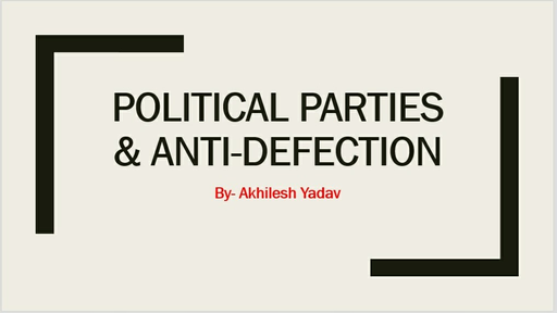CDS/AFCAT/CAPF - (Hindi) All You Need to Know About Political Parties ...