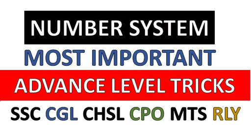 Ssc Exams Non Technical Railway Exams Number System Questions For