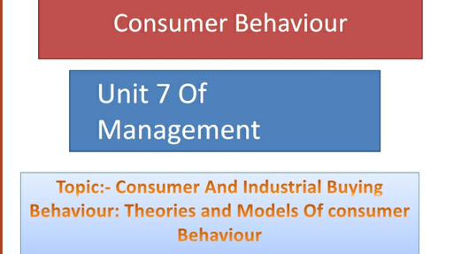 Nta Ugc Net And Set Exams Example Of Consumer Buying Behavior In Hindi