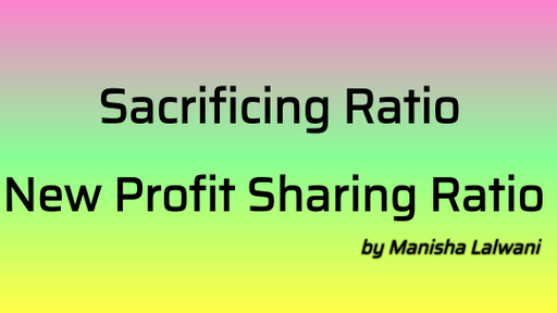 Nta Ugc Net And Set Exams Calculation Of New Profit Sharing Ratio Part