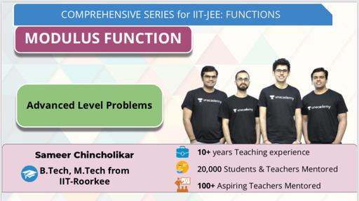 IIT JEE - Lesson 1_ Basic Understanding of Modulus (in Hindi) Offered ...