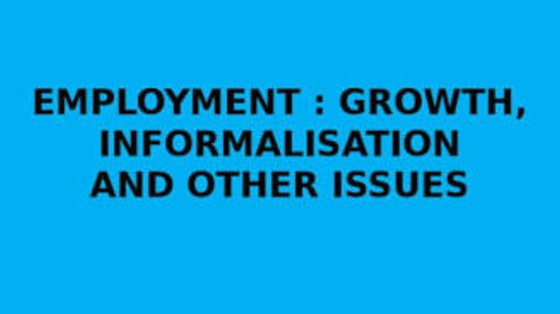 CBSE Class 12 - Informalisation of Indian Workforce (in Hindi) Offered ...