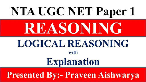 Nta Ugc Net And Set Exams Types Of Reasoning In Hindi Offered By