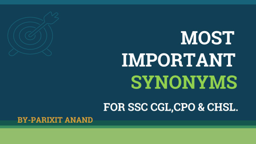 SSC Exams Non Technical Railway Exams Most Important Synonyms Part 6 In Hindi Offered By ssc-exams-non-technical-railway-exams-most-important-synonyms-part-6-in-hindi-offered-by