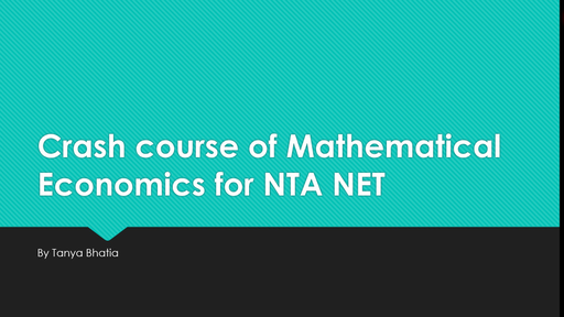 Nta Ugc Net And Set Exams Hindi Crash Course On Mathematical