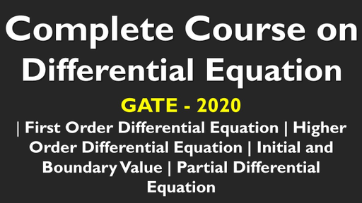 Gate And Ese Differential Equation Introduction Offered By Unacademy
