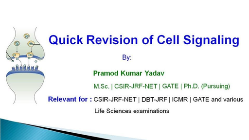 CSIR-UGC NET - Receptor Tyrosine Kinase (in Hindi) Offered by Unacademy