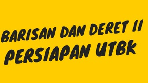 Ujian Tulis Berbasis Komputer - Latihan Soal Barisan dan Deret Geometri ...
