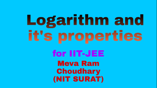 IIT JEE - (Hindi) Logarithmic for IIT-JEE (Main and Advanced) by Unacademy