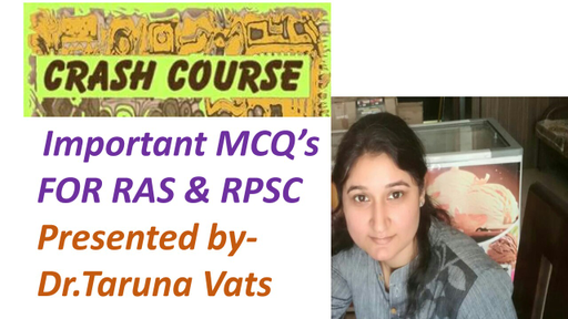 Rajasthan State Exams - Overview of Course- 30 Days Most Important MCQ ...