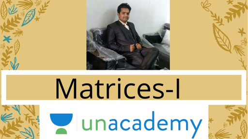 Cbse Class 12 Types Of Matrices Part 4 In Hindi Offered By Unacademy