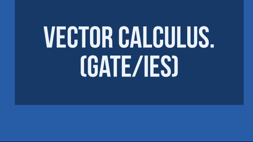 Gate Iconic Pro Part 1 Introduction To Vector Calculusbasics