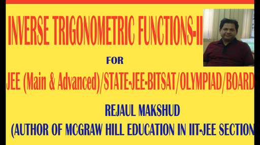 Iit Jee Inverse Trigonometric Function Multiple Angles And Its