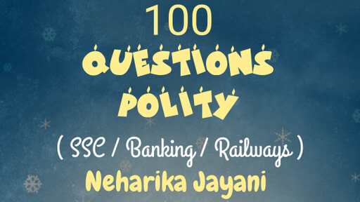 Ssc Exams Non Technical Railway Exams Polity For Ssc Part 01 In