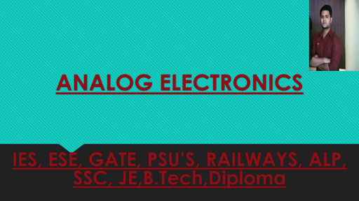 Gate And Ese Part 3 Analog Electronics Important Questions For Gate