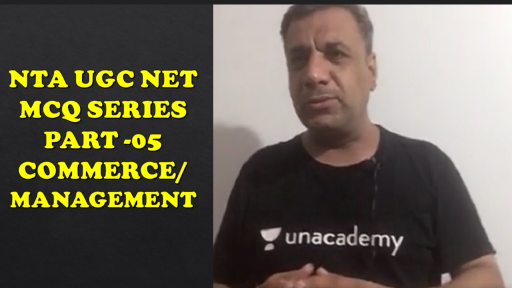 Nta Ugc Net And Set Exams Mcq Of Commerce And Management Part 1 In