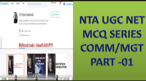 Nta Ugc Net And Set Exams Nta Ugc Net Multiple Choice Questions Series