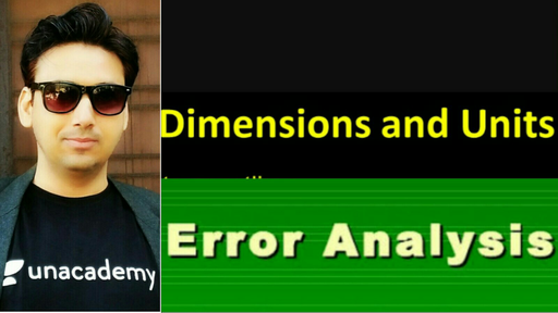 Neet Ug Units Dimensions And Error Theory Explaination And Examples
