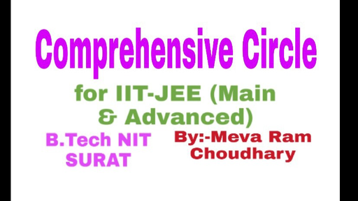 Iit Jee L1 Introduction To A Circle And Its Theorem In Hindi