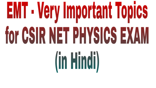 Csir Ugc Net Hindi Csir Ugc Net Electromagnetic Theory Very