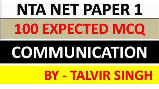 Nta Ugc Net And Set Exams Communication Introduction In Hindi