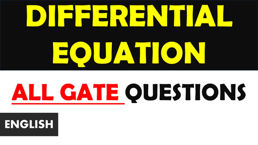 GATE - Iconic Pro - All types of Differential Equations with GATE ...