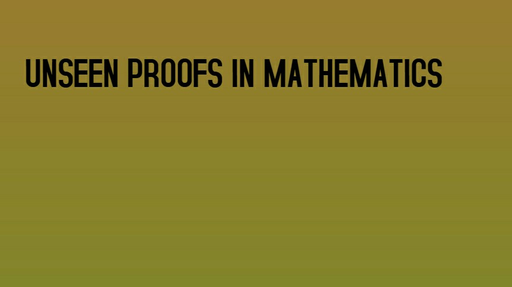 IIT JEE - Unseen Proofs in Mathematics: IIT JEE by Unacademy
