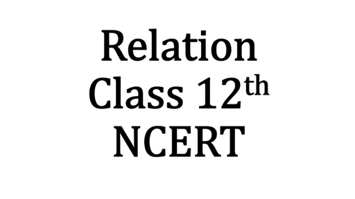 Cbse Class 12 01 Ordered Pair And Cartesian Product Of Two Sets In