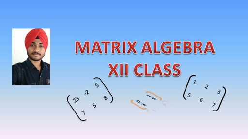 Cbse Class 12 The Basic Concepts Matrices Their Order And Types