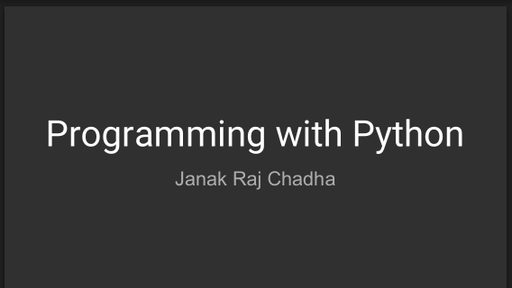 Programming Programming With Python By Unacademy 0653