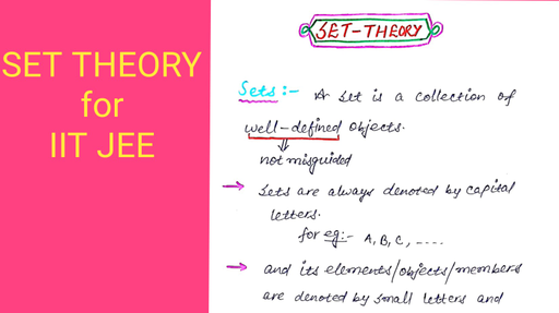 Iit Jee Types Of Sets Part 1 In Hindi Offered By Unacademy