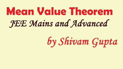 Iit Jee Rolles Theorem Examples Iit Jee Mains And Advanced Part 2