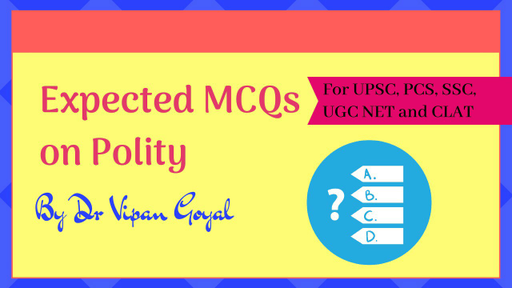 Upsc Cse Gs Expected Mcqs On Polity 51 60 In Hindi Offered By