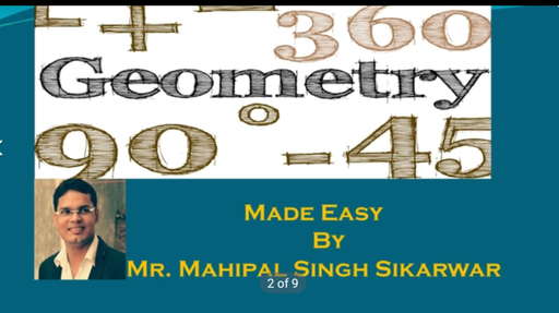Ssc Exams Non Technical Railway Exams Lines And Angles Part 1 In