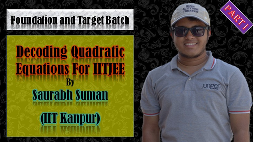 Iit Jee Relation Between Roots And Coefficients Part I In Hindi