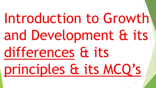 Teaching Superpack Introduction To Growth And Development And Its