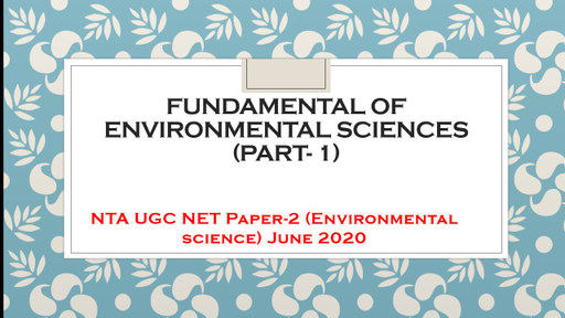 NTA UGC NET SET Exams Hindi Fundamental Of Environmental Sciences Part 1 NTA UGC NET By nta-ugc-net-set-exams-hindi-fundamental-of-environmental-sciences-part-1-nta-ugc-net-by