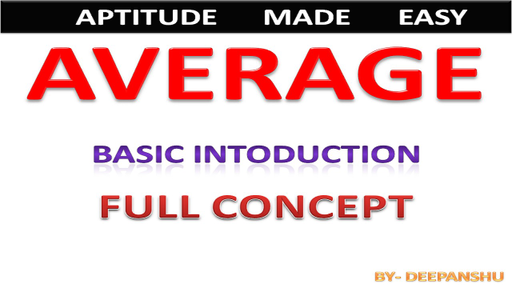 Teaching Superpack Average Part 1 Basic Concept And Shortcuts Tricks