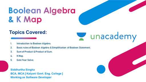 Gate And Ese Introduction To Boolean Algebra Offered By Unacademy