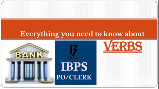 Bank Exams - Lesson 8; Infinitive Verbs (Part; 1) Offered by Unacademy