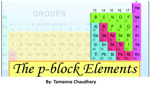NEET UG - (Hindi) Complete Course on p- Block Elements: Pre-Medical ...