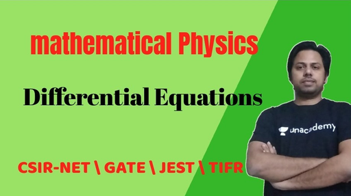 CSIR-UGC NET - Differential equations 7 Offered by Unacademy