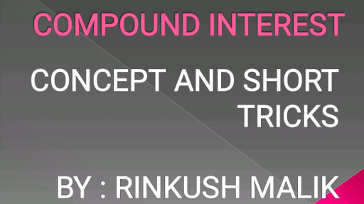 Ssc Exams Non Technical Railway Exams Compound Interest Part 4