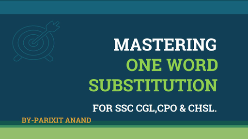 Ssc Exams Non Technical Railway Exams One Word Substitution Part 3