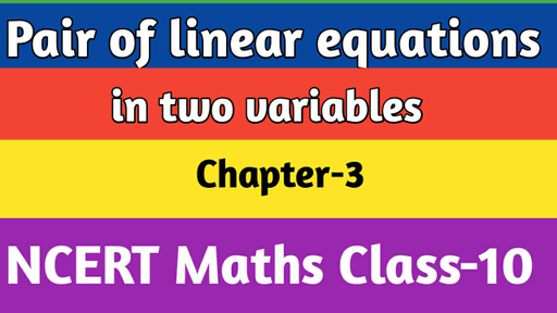 Cbse Class 10 Part 6 Substitution Method Chapter 3 Ncert Mathematics