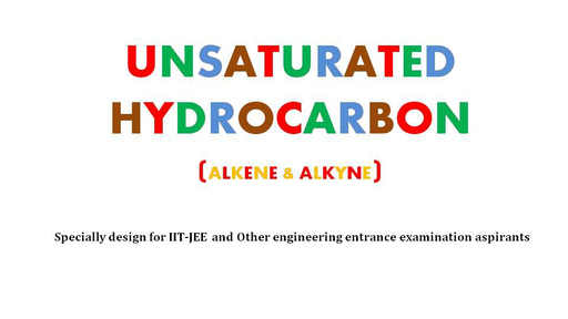 Iit Jee Properties Of Alkynes Offered By Unacademy