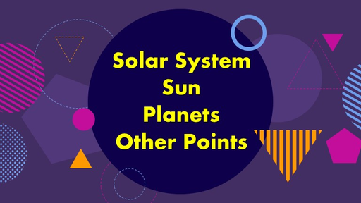 Kerala PSC - (Malayalam) Solar System and Planets-All Important Points ...