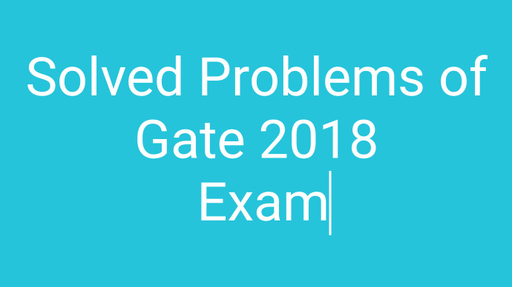 Course Hindi Solved Problems Of Gate 2018 Exam By Unacademy
