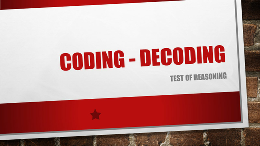 Bank Exams New Pattern Coding And Decoding 1 Offered By Unacademy