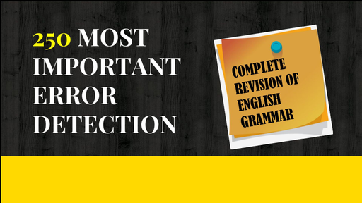 Bank Exams - Lesson 3 - Error Detection - Part 3 (in Hindi) Offered by ...